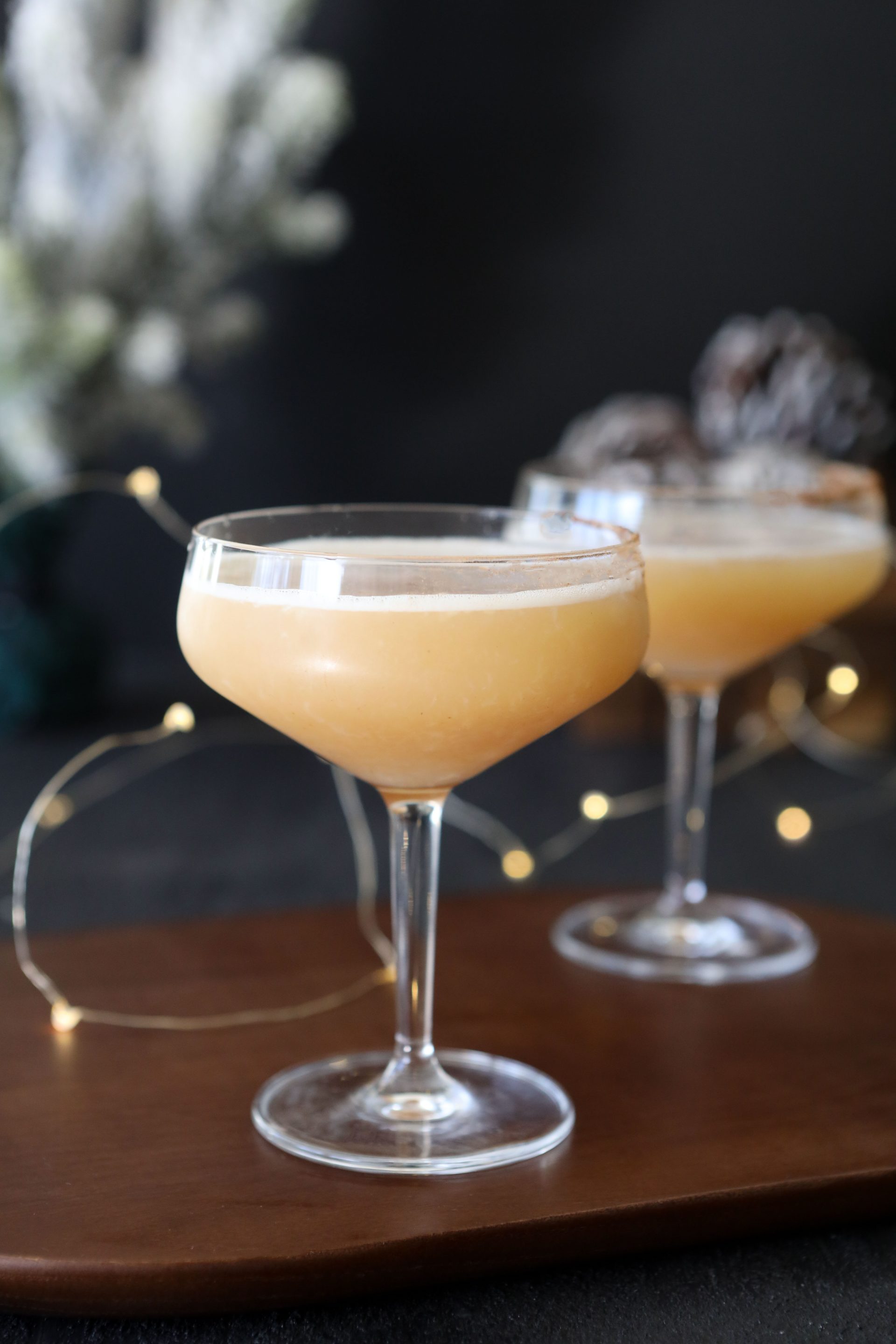 Gingerbread Whiskey Sour Cocktail - The Whole Smiths